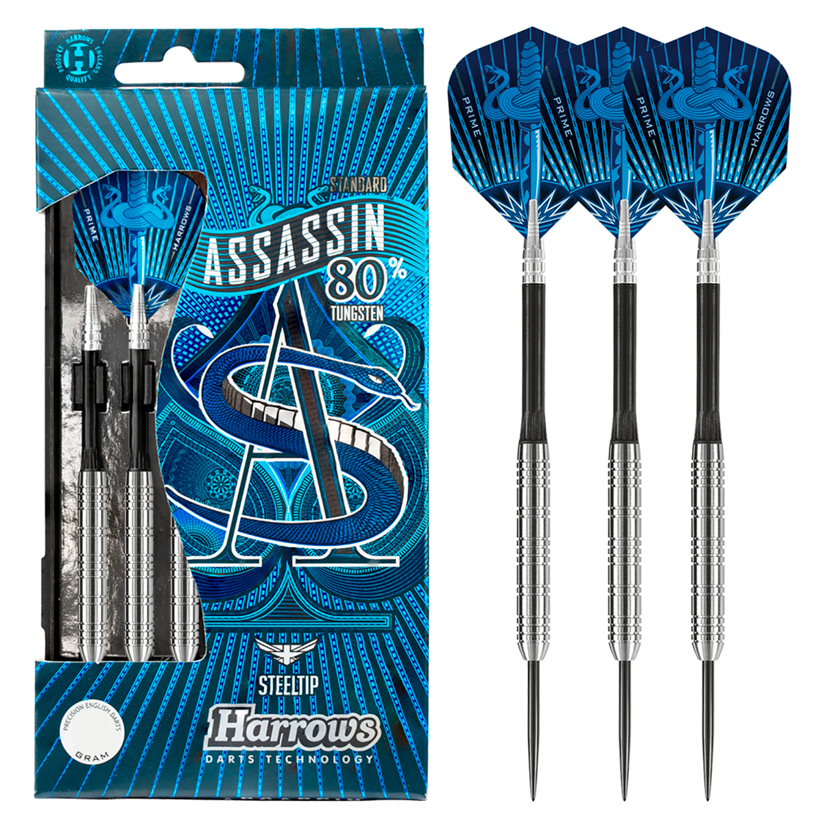 Assassin Steel Tip Darts - 80% Tungsten – On Point Darts