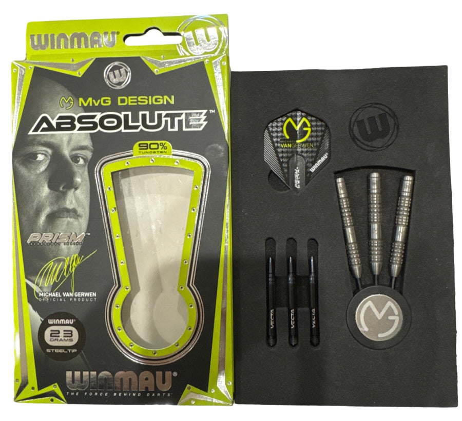 Winmau MVG Absolute Darts 23g - Champion Trade In - On Point Darts – On ...
